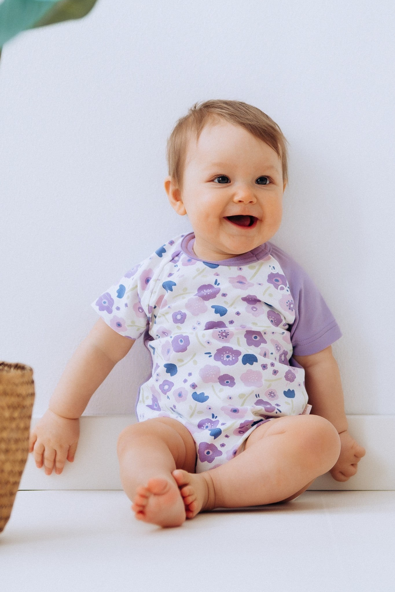 Baby body LUDO - Summer Flowers | Hertwill