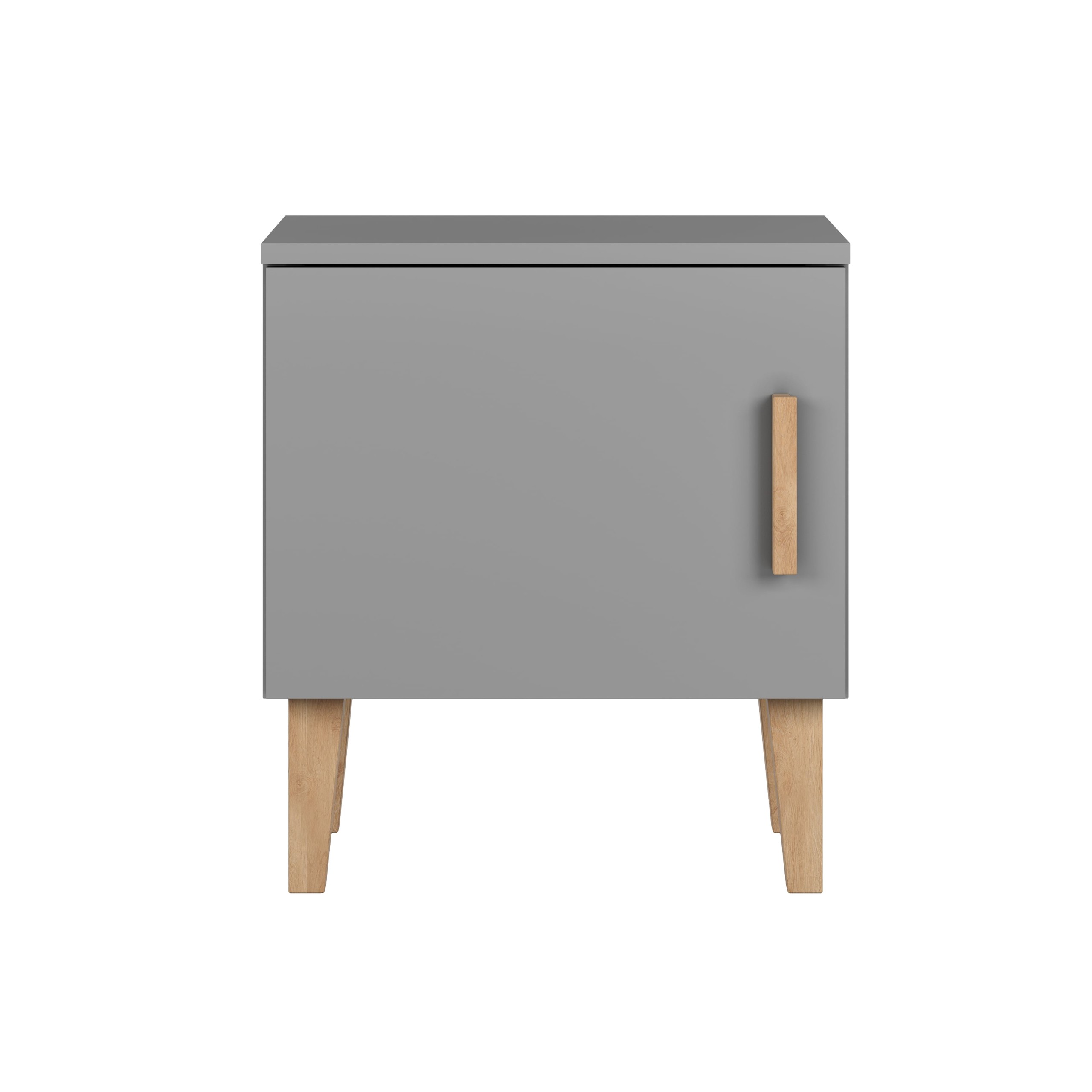 Bedside Table Kubi - Grey | Hertwill