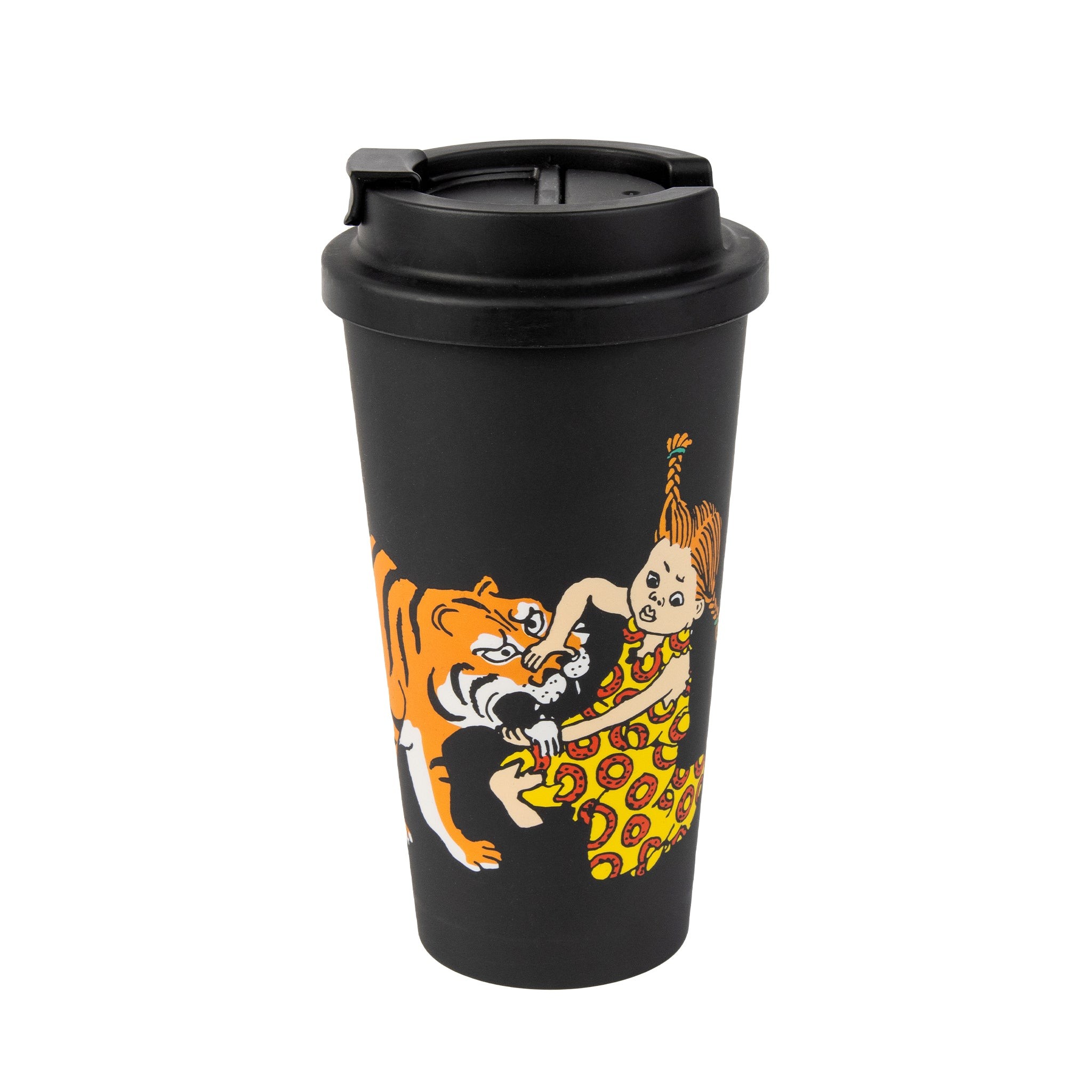 Biodegradable Take-Away Mug Pippi - Black | Hertwill