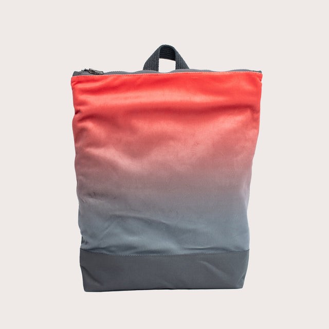 Faux Leather Backpack - Salmon | Hertwill