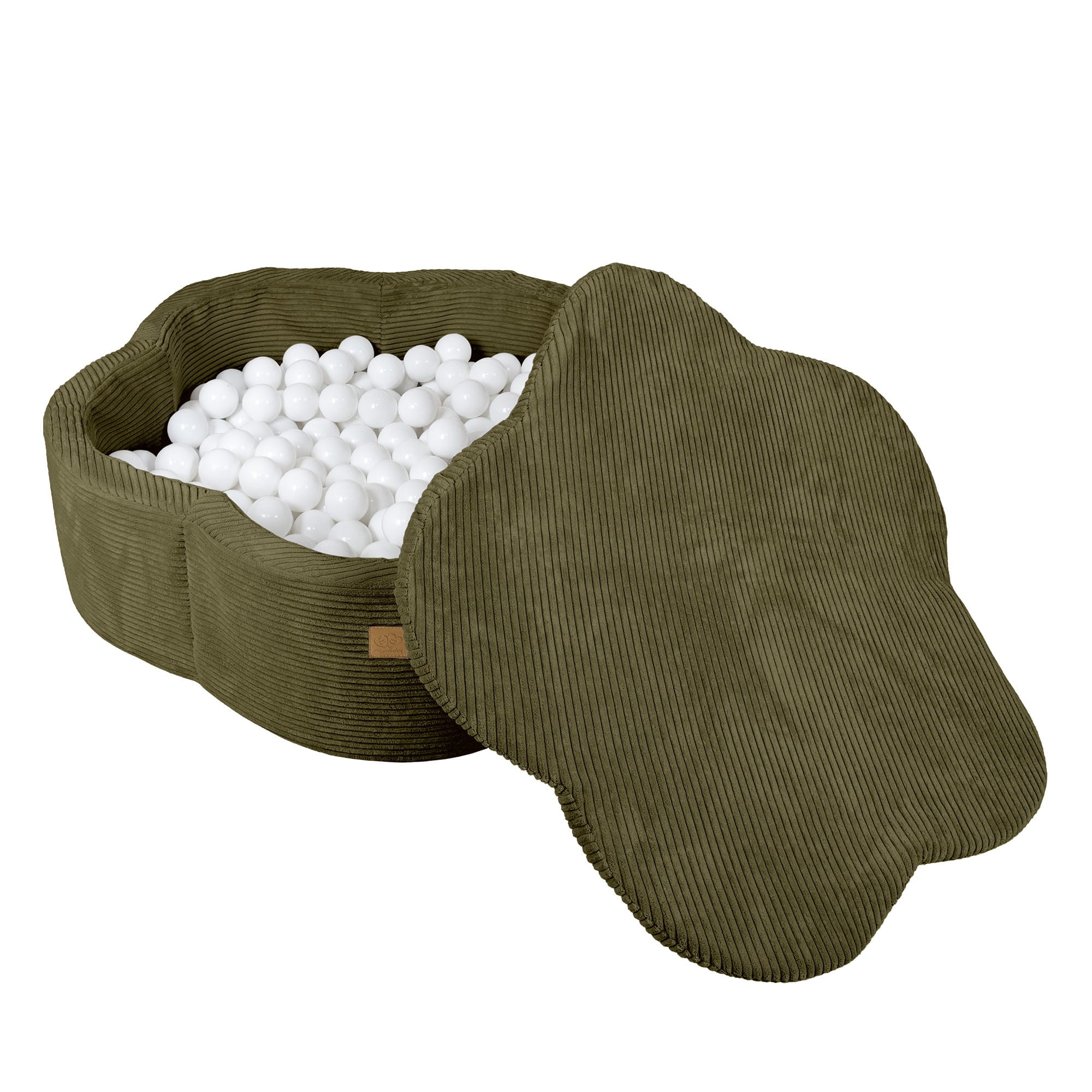 Foam Baby Ball Pit - Aesthetic Khaki Flower | Hertwill