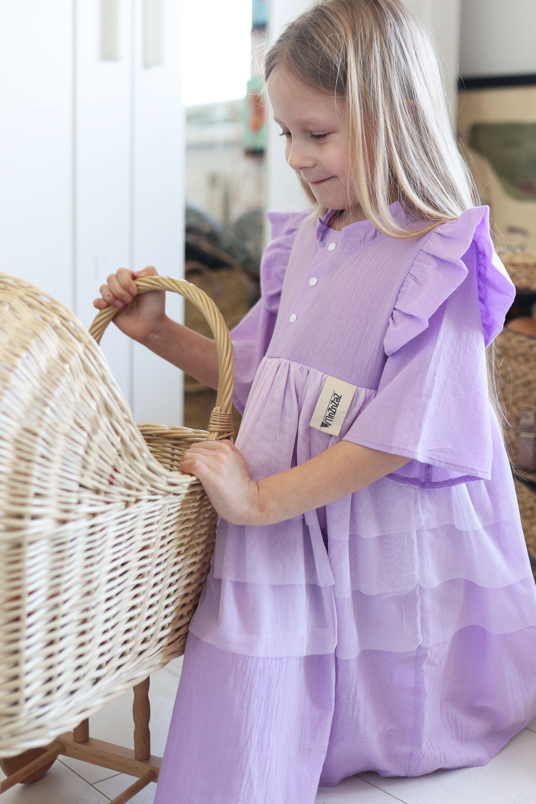 Kids Dress Sisi – Lilac | Hertwill
