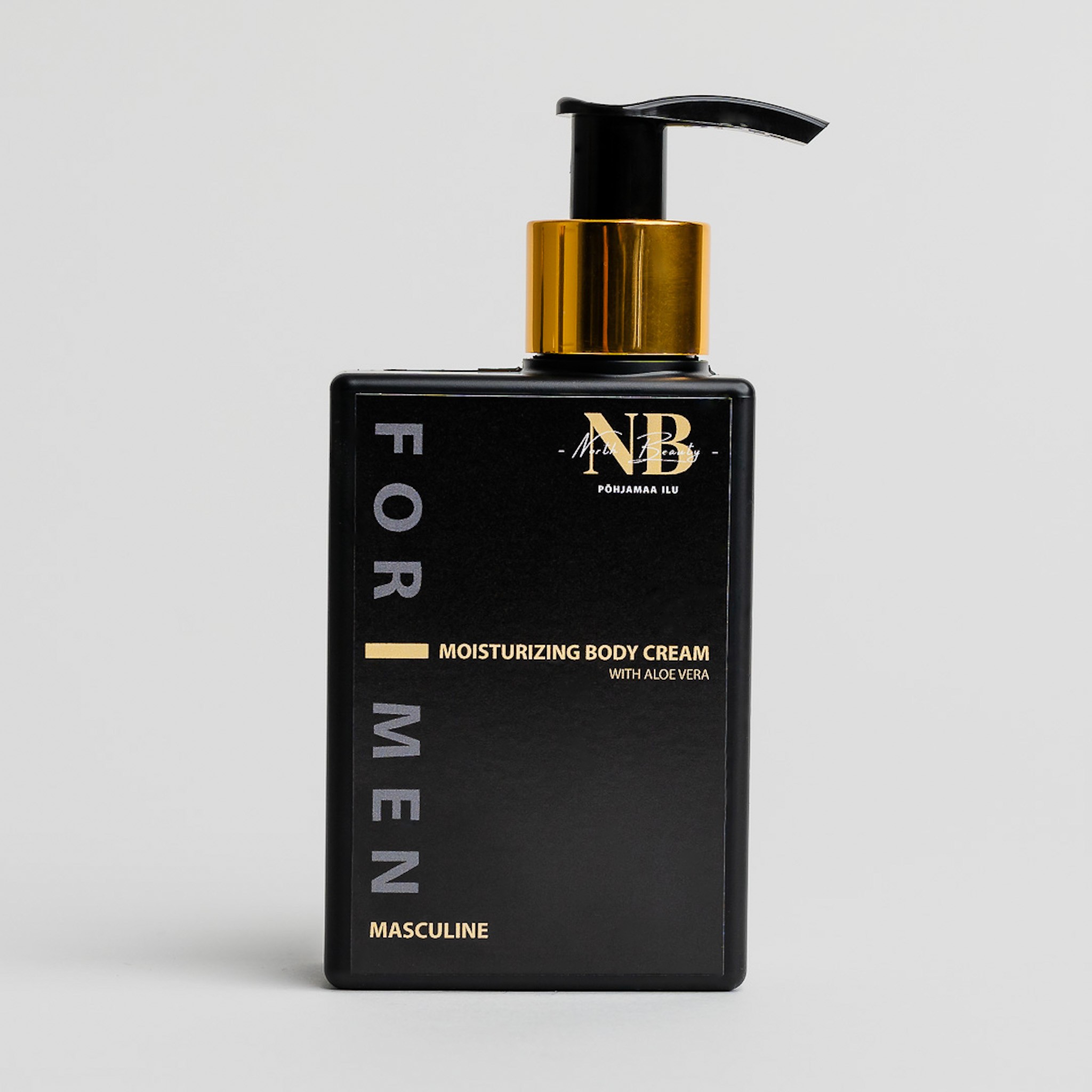 Moisturising Body Cream for Men with Aloe Vera, 150 ml | Hertwill