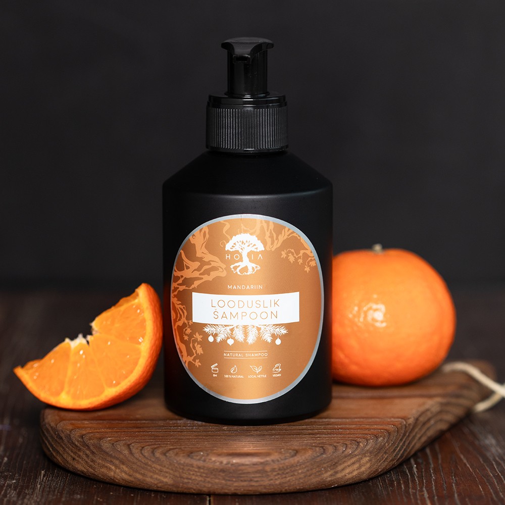 Natural Shampoo Mandarin, 200ml | Hertwill