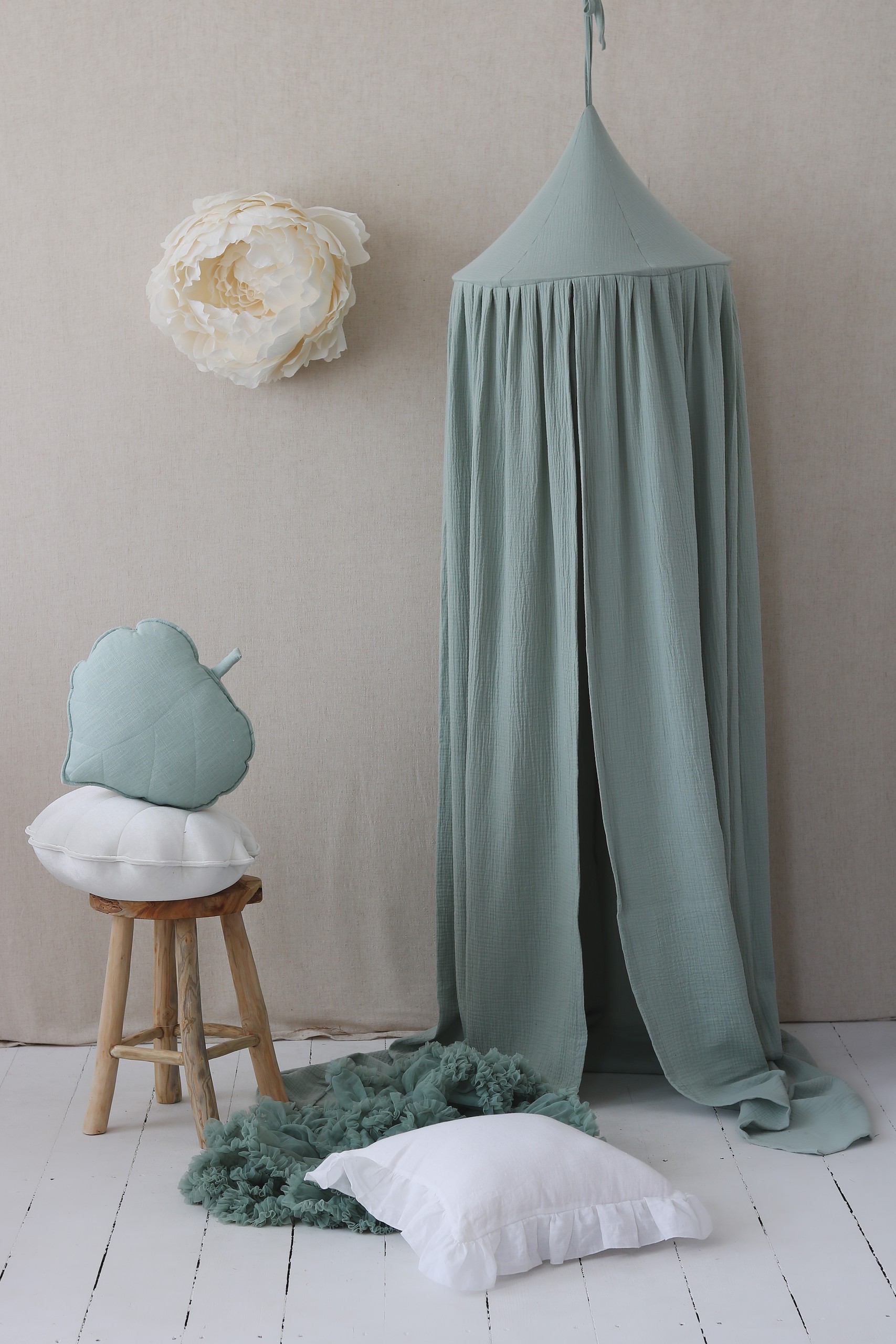 Organic Cotton Canopy - Mint | Hertwill