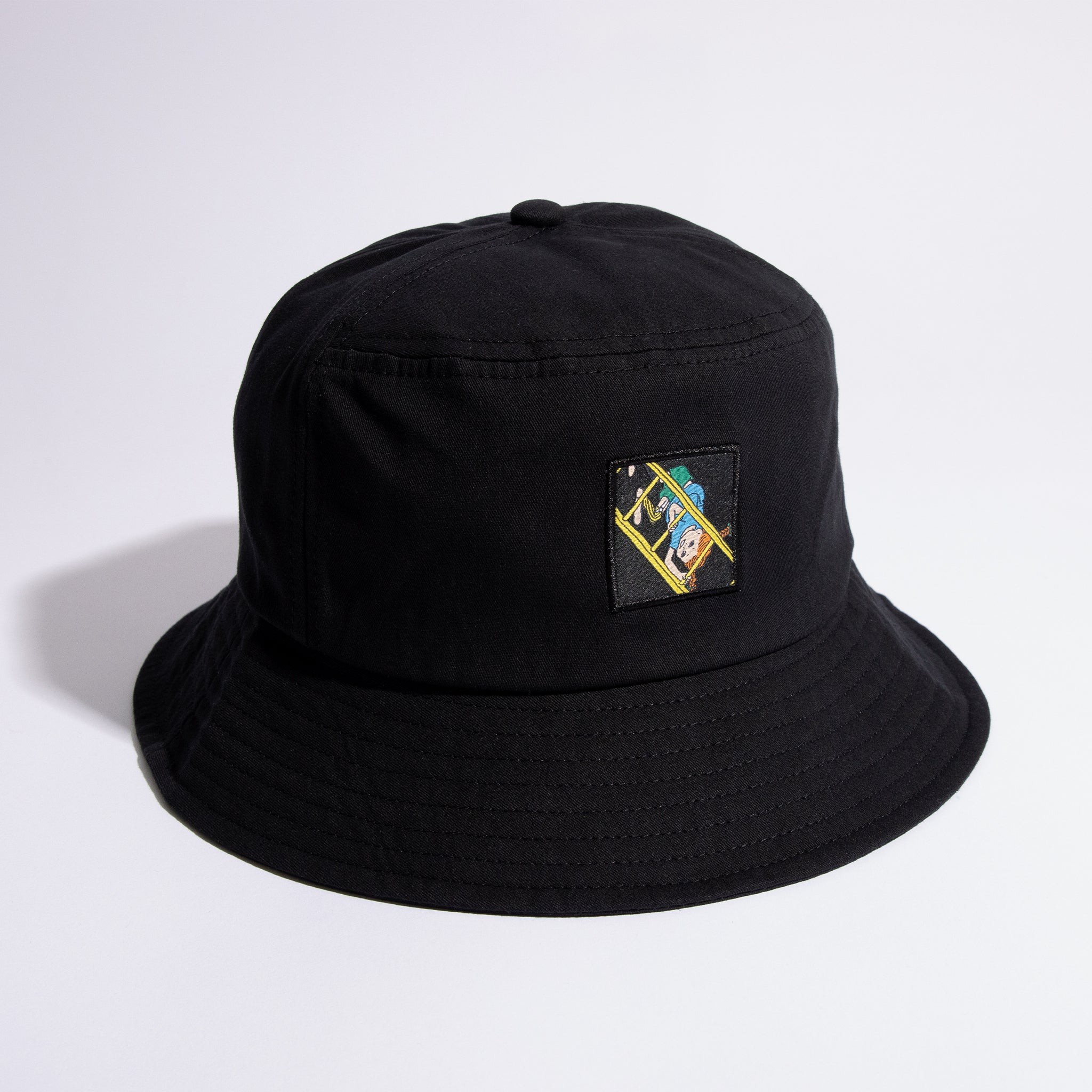 Pippi Longstocking Bucket Hat - Black | Hertwill