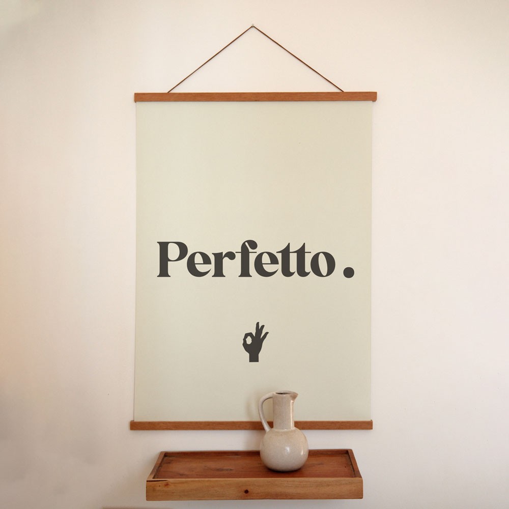 Poster 50x70 cm - Perfetto | Hertwill