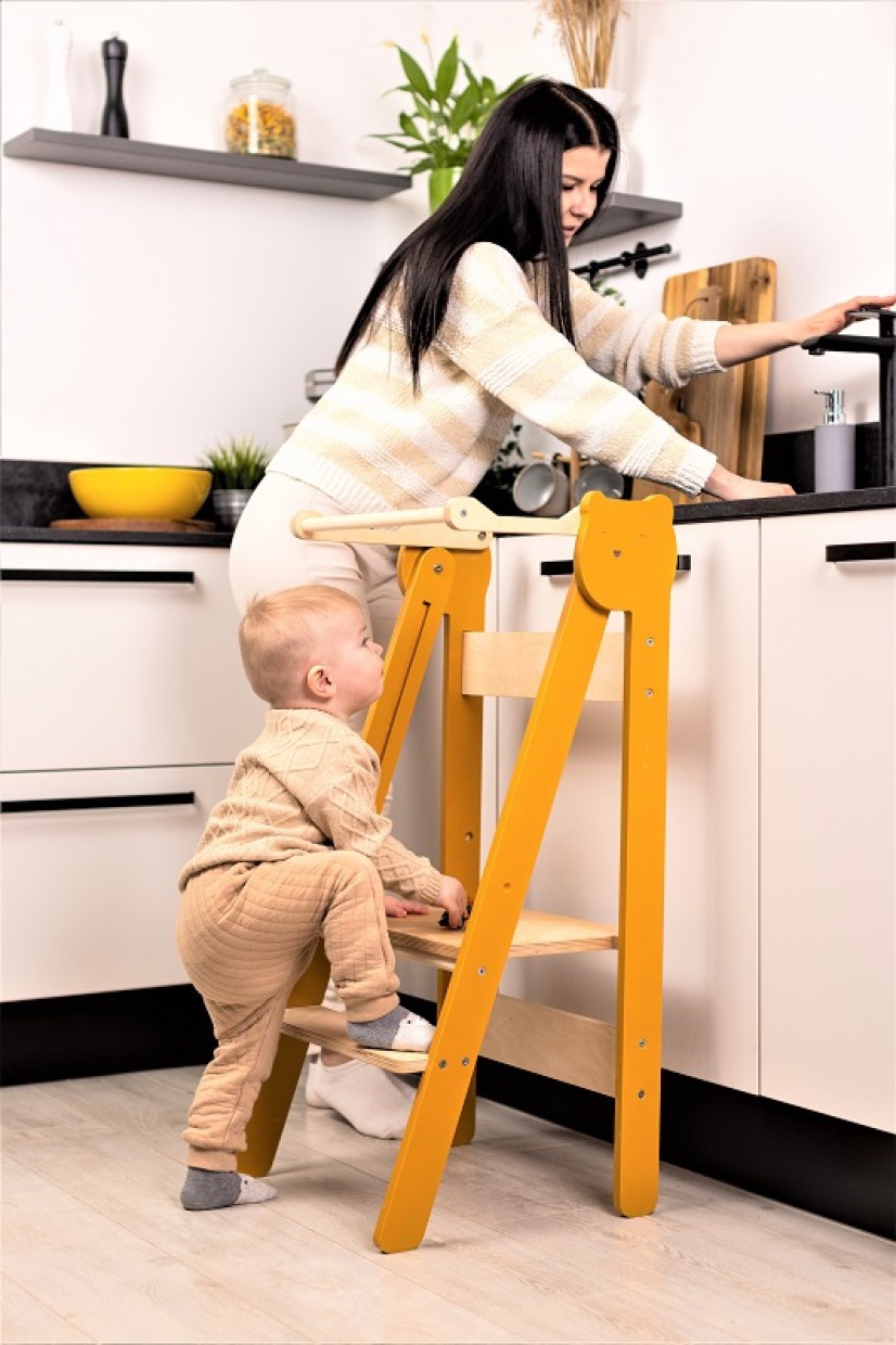 Space Saving Kitchen Step Stool | Hertwill