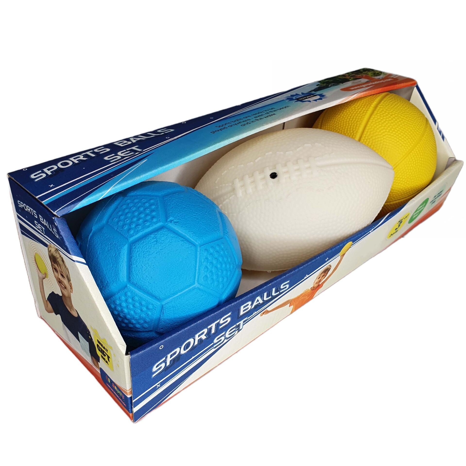 Sports Balls Set 3 pcs for Kids | Hertwill