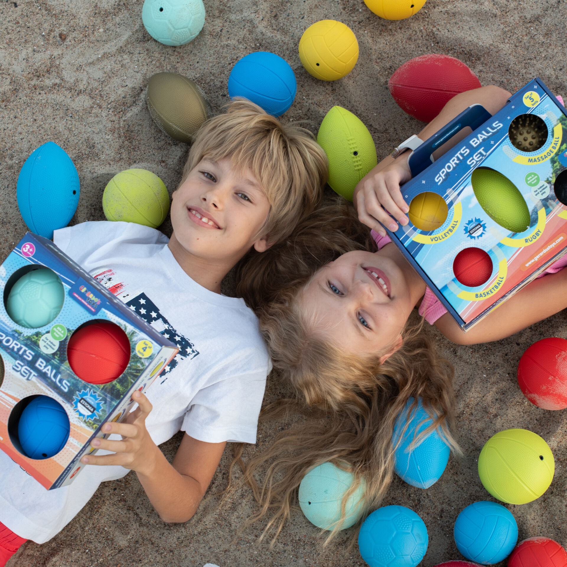 Sports Balls Set 4 pcs for Kids | Hertwill