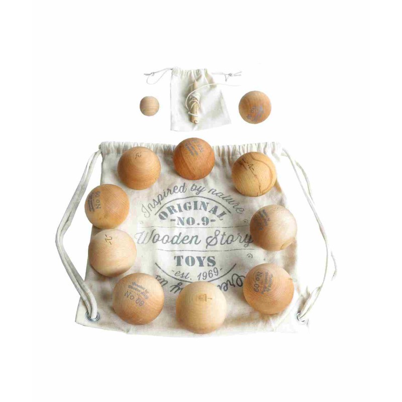Wooden Pétanque Game | Hertwill