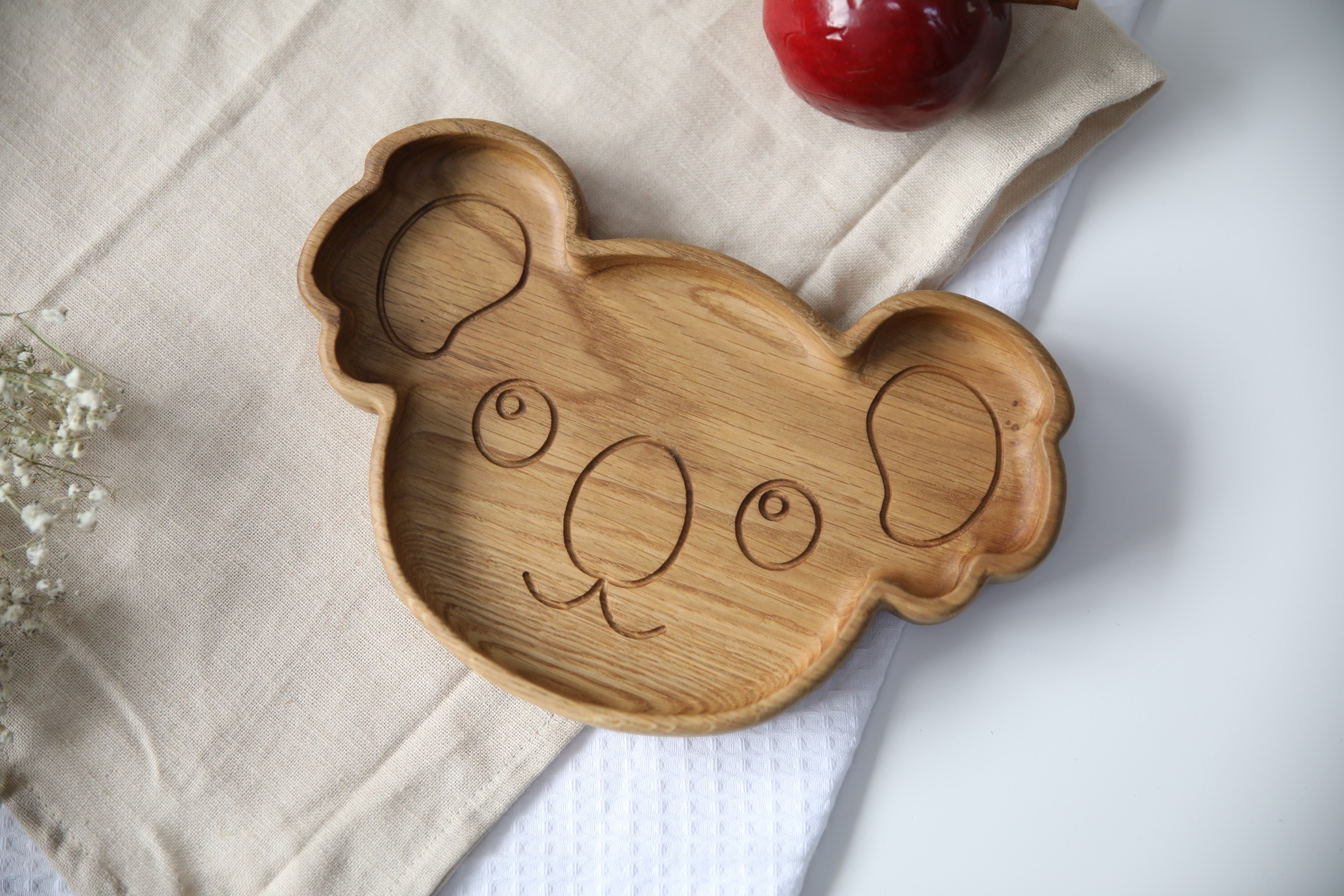 Wooden Plate For Kids - Koala | Hertwill