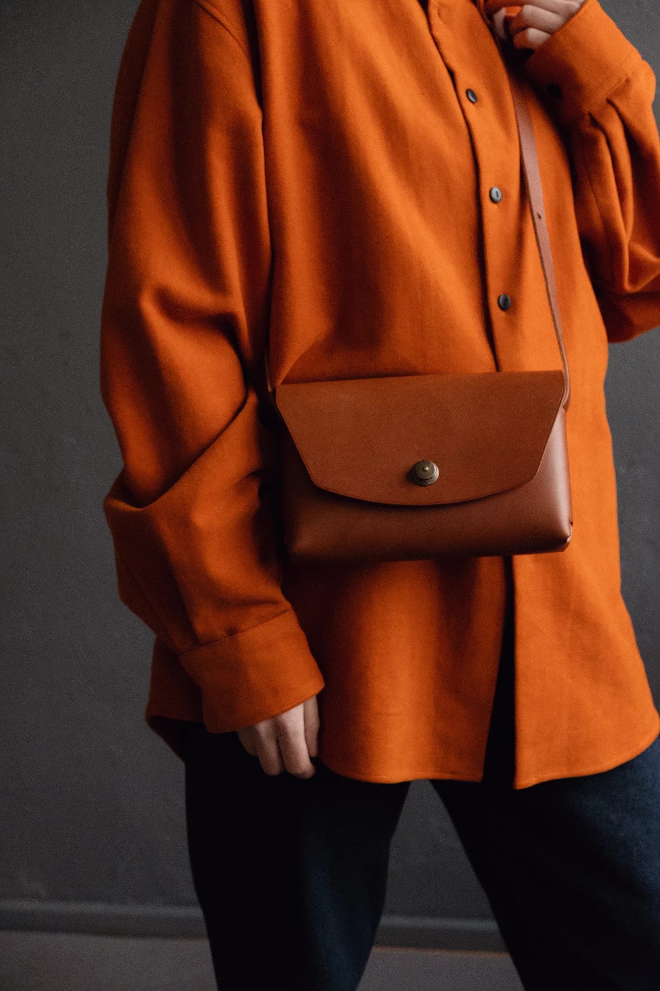 Clutch bag - Rust Brown | Hertwill