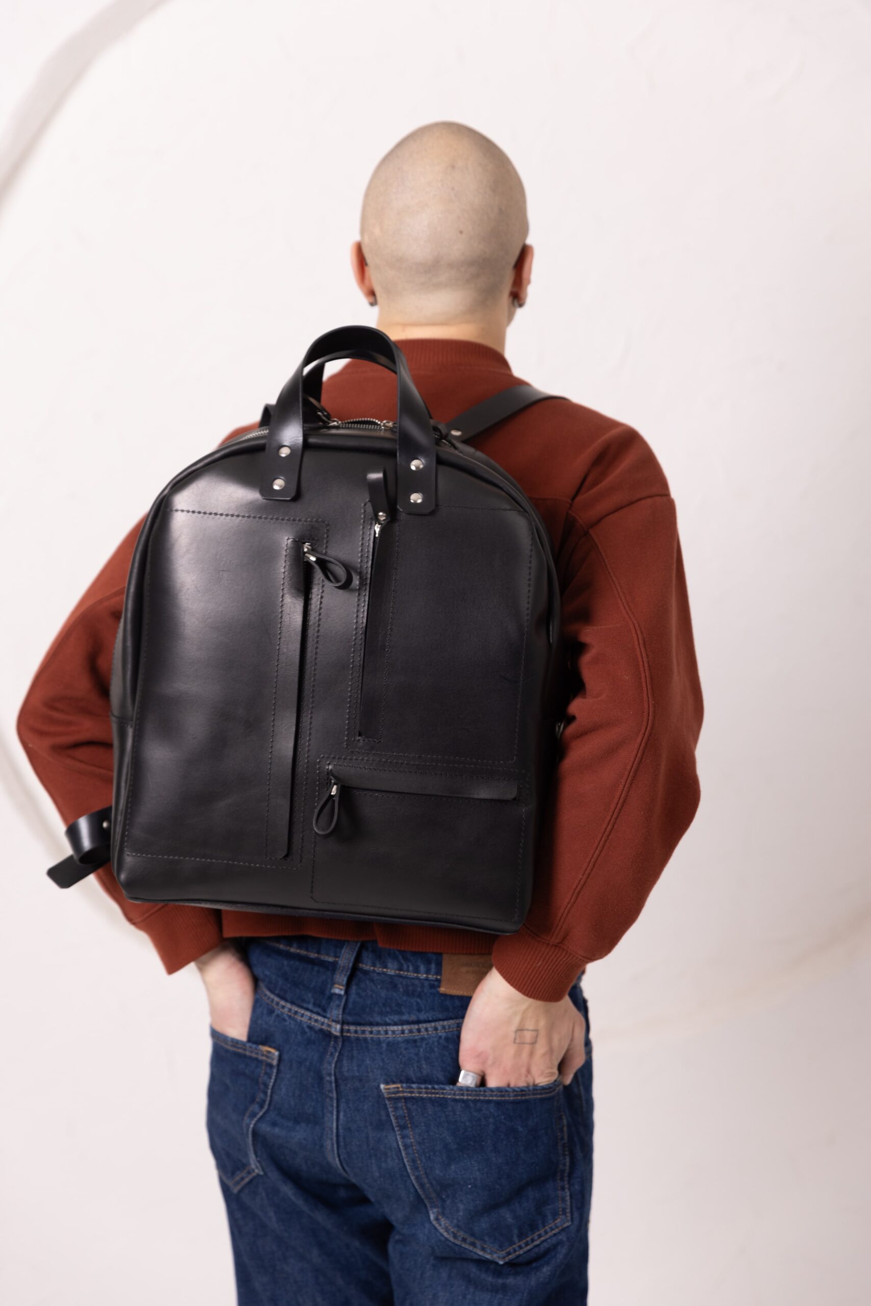GORDON Backpack - Black | Hertwill