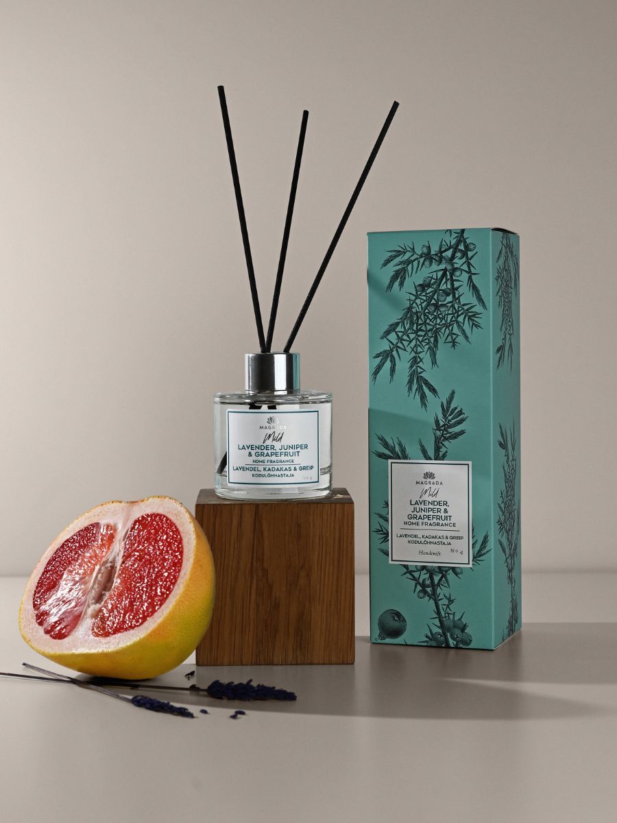 Home Fragrance 'Mild' - Landever, Grapefruit, Juniper, 100 ml | Hertwill
