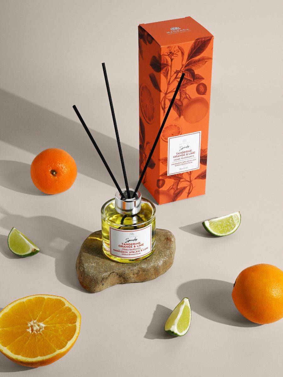 Home Fragrance 'Spunky' - Tangerine, Orange, Lime, 100 ml | Hertwill