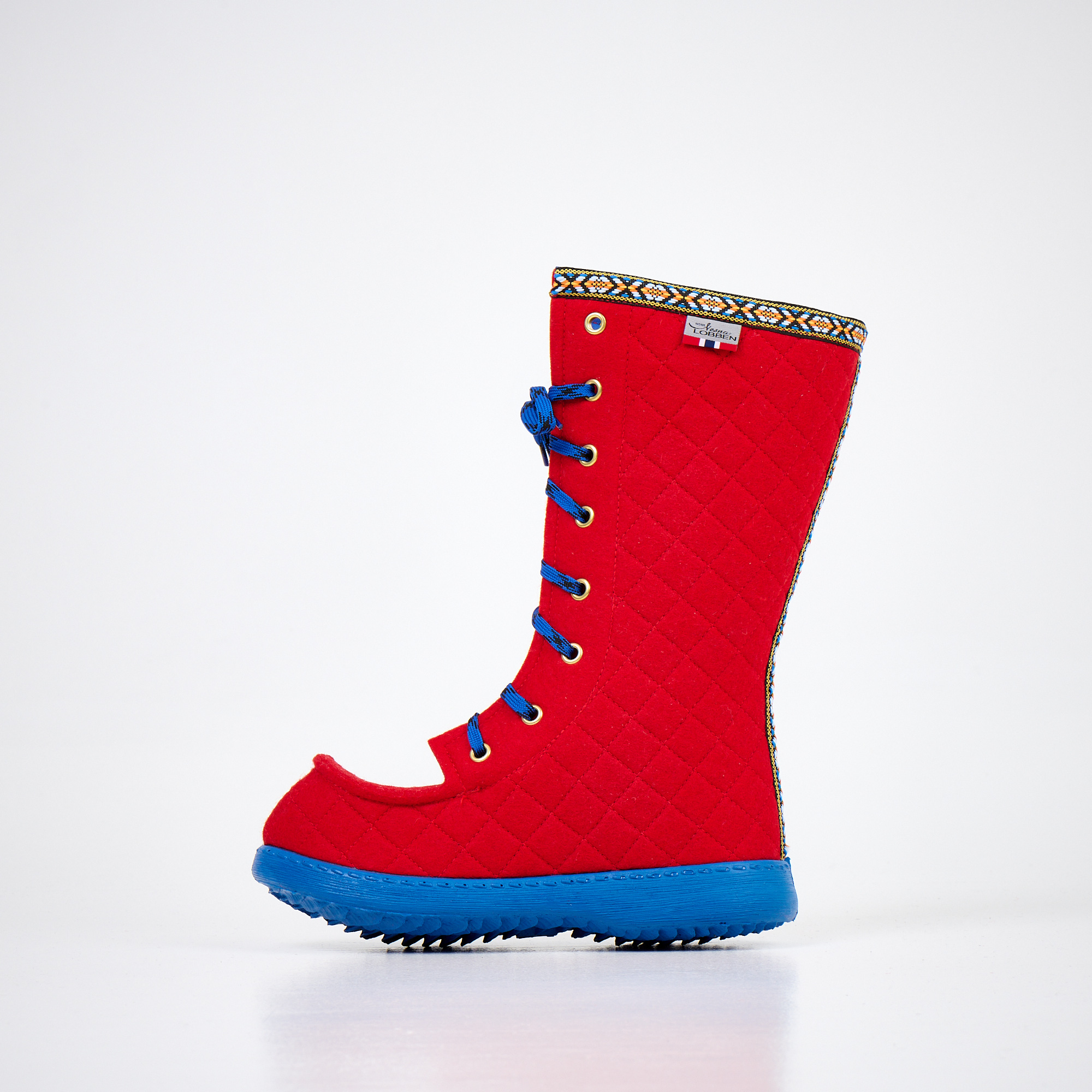 Polar Lobben Felt Boots - Red | Hertwill