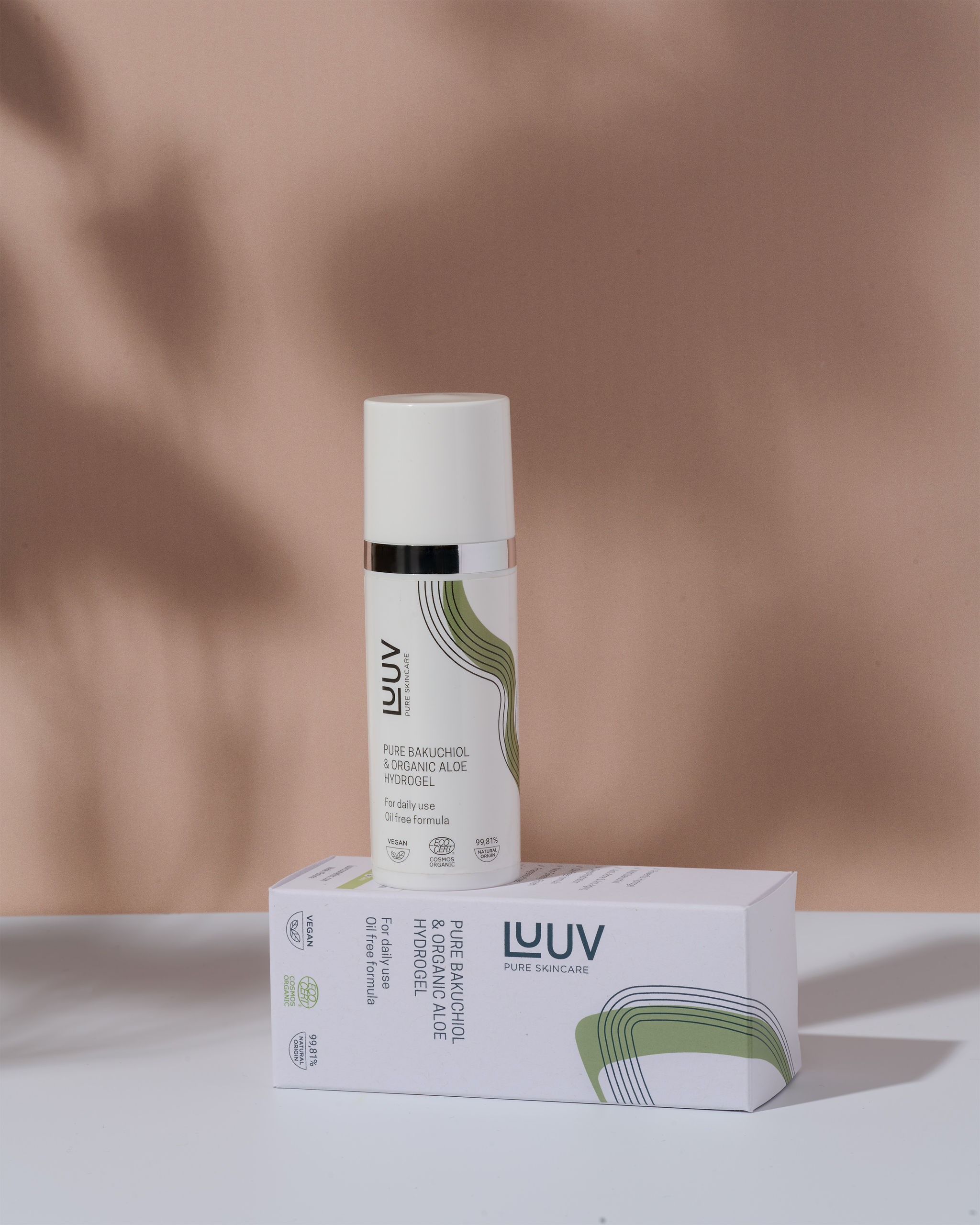 Pure Bakuchiol & Organic Aloe Hydrogel COSMOS, 50 ml | Hertwill