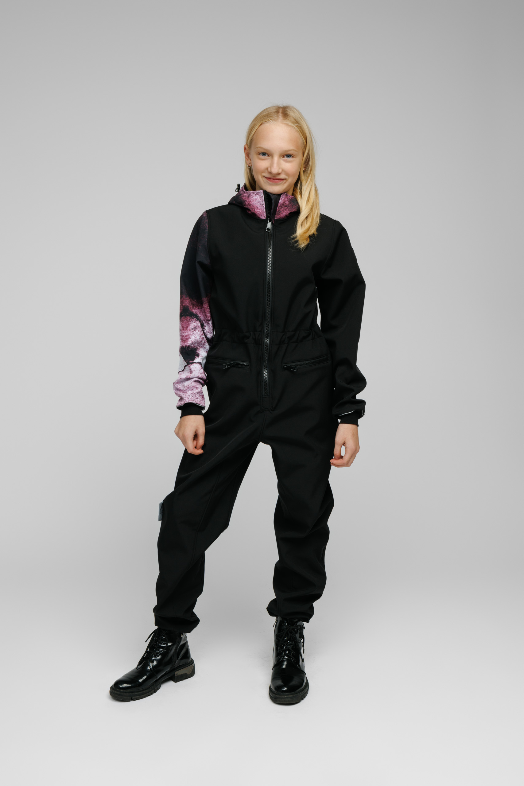 Softshell Onesie for Kids - THUNDER | Hertwill