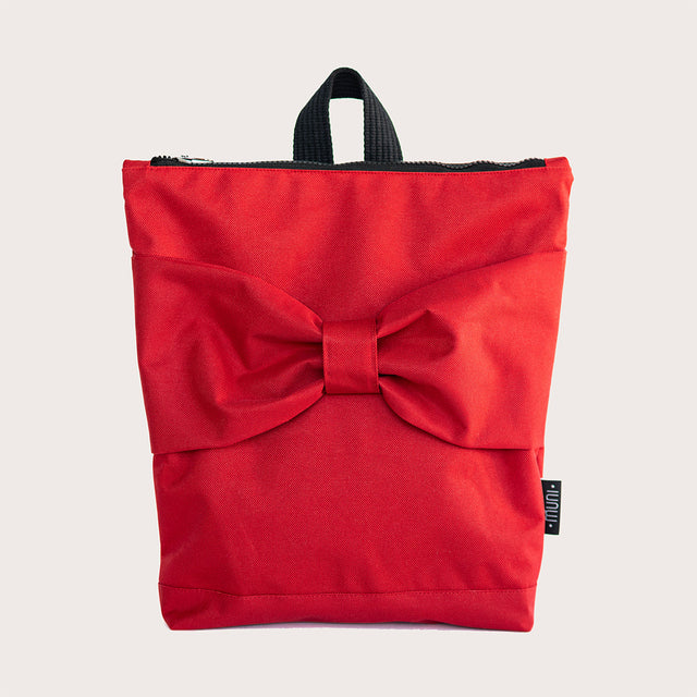 Kids Backpack - Waterproof Red Bow | Hertwill