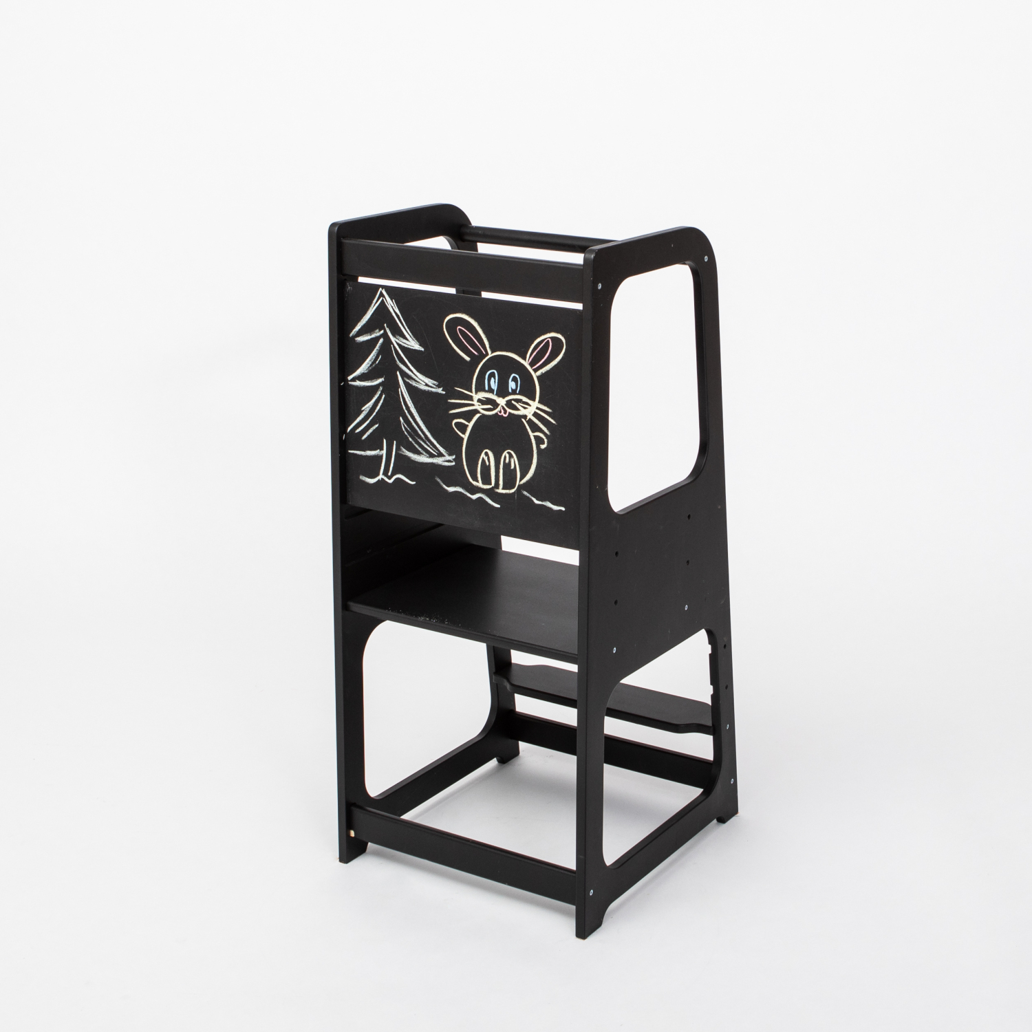 Montessori Helper Tower Step Stool / Kitchen Tower with BLACKBOARD ...